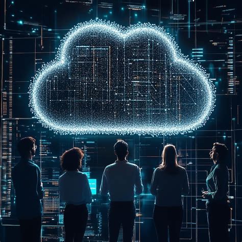 Snapshot Of A Team Discussing Cloud Migration Strategies Premium Ai Generated Image