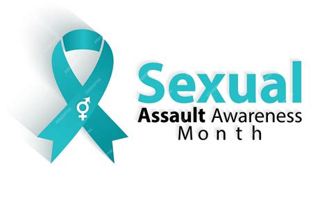 Premium Vector Sexual Assault Awareness Month Concept Banner With