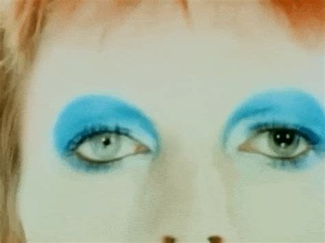 David Bowie Eyes Close Up