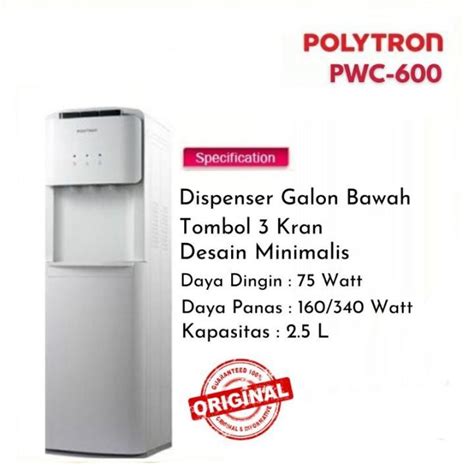 Jual Water Dispenser Polytron Pwc 600 Shopee Indonesia
