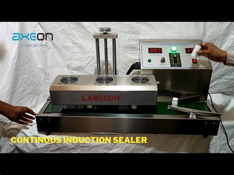 Continuous Jar Sealing Machine Lx6000a Continuous Induction Cap