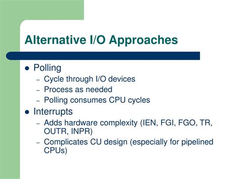ppt understanding interrupt driven i o on mano cpu powerpoint