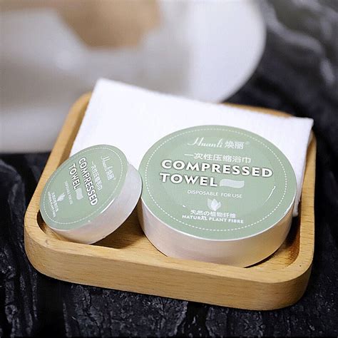 ขายร้อนผ้าขนหนูอัดเม็ด ผ้าฝ้าย สำหรับพกพา Cotton ขนาดเล็ก ผ้าอัดเม็ด ผ้าอเนกประสงค์ แบบใช้แล้ว