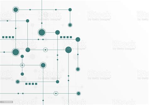 추상 기하학적 연결 선과 점 간단한 기술 그래픽 배경입니다 그림 벡터 디자인 네트워크 및 연결 개념입니다 0명에 대한 스톡 벡터 아트 및 기타 이미지 Istock