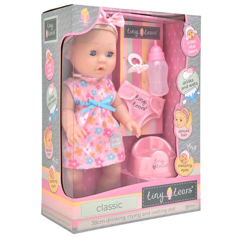 Tiny Tears Dolls And Accessories Classic Nurturing Play John Adams