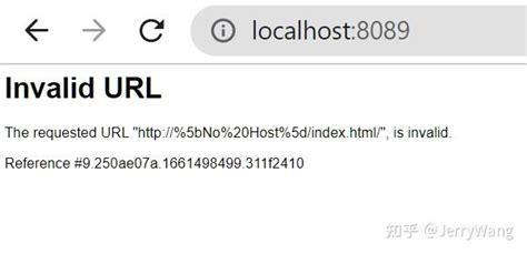 使用 Proxy 代理 请求时遇到的 The Requested Url Is Invalid 错误消息 知乎