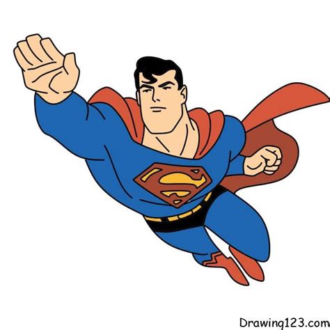 Stap 1 Laten We Supermans Hoofd Tekenen