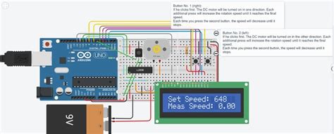 Pls Help Controlling Dc Motor Using Buttons And Measure Speed Using Ir Encoder Speed