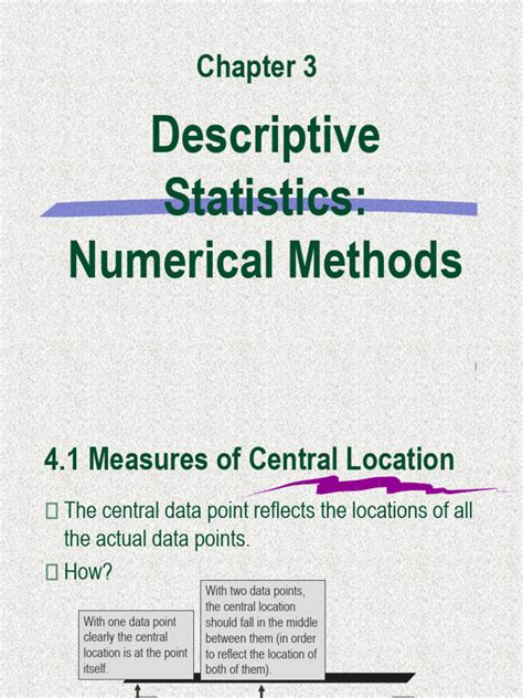 Chapter 3 Numerical Technique Send Pdf Mode Statistics