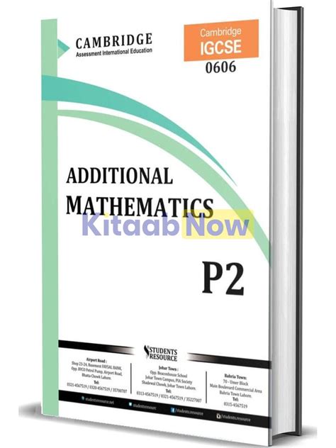 Igcse Mathematics Additional 0606 Paper 2 Yearly 2018 2023 Kitaabnow