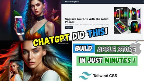 build a website with ai chatgpt and tailwind css tutorial youtube