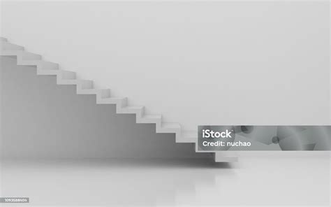흰색 배경 성공 하는 방법의 개념에 흰색 계단의 보기 3 차원 렌더링 0명에 대한 스톡 사진 및 기타 이미지 0명 3차원 형태 각도 Istock