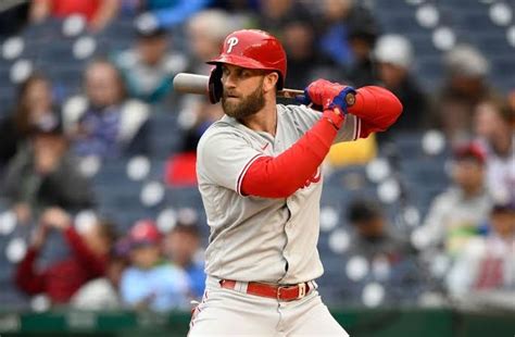 Bryce Harper How Many Home Runs Does Have Dad Wife Stats Sportsjone