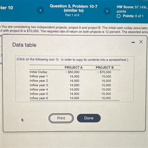 Solved Npv Pi And Irr Calculations You Are Considering Two