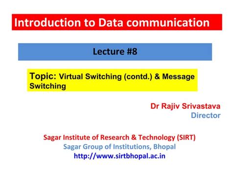 Topic Virtual Circuit And Message Switching Ppt Computer Networking