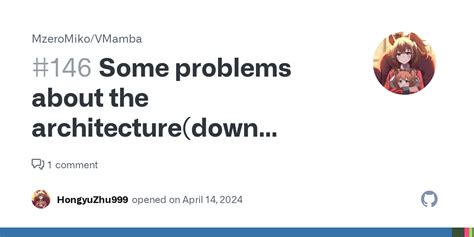 Some Problems About The Architecture Down Sampling Issue 146
