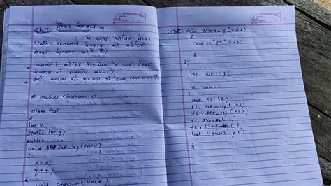 Static Member Function In C Object Oriented Programming Youtube
