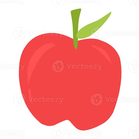 Cute Apple Fruit 23330088 Png