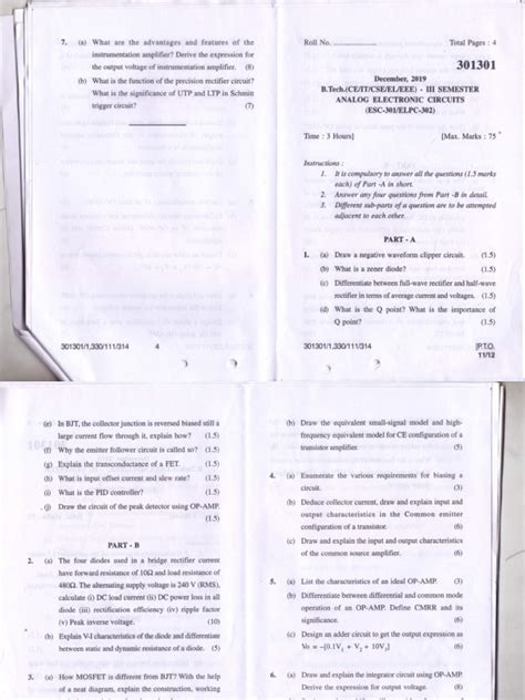 3rd sem 2019 20 analog electronic circuit pdf