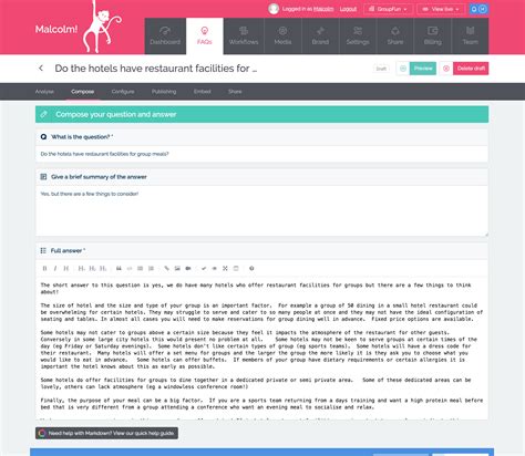 Malcolm Faq Powerful Knowledge Base Software Free Trial