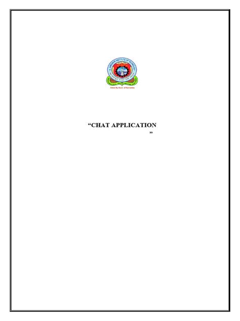 Chatappusingreactjsreport Pdf Computer Science Information