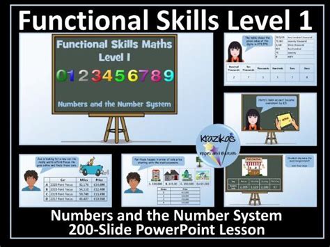 Level 1 Maths Functional Skills Using Numbers And The Number System