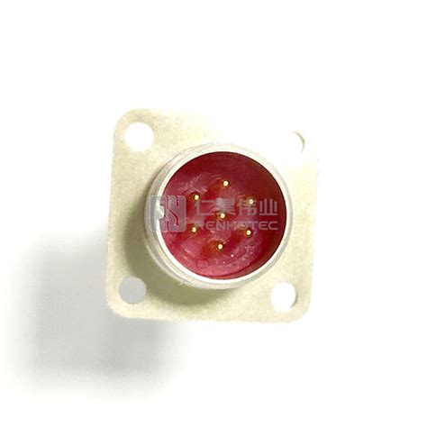 Threaded Pc7zpj 7 Pin Male Straight Butt Joint Plug Solder Cups
