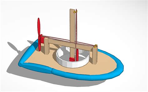 3d Design Float Boat Tinkercad