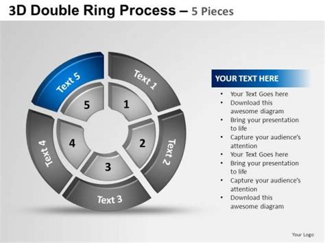 PowerPoint Designs Growth Double Ring Ppt Design Slides