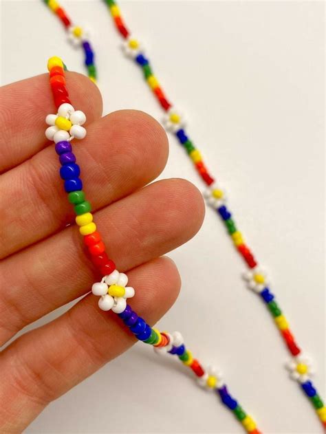 Чокер из бисера с ромашками🌼 Цена 350₽ Доставка по всей России 🌸От 500₽ доставка бесплатная 🌸