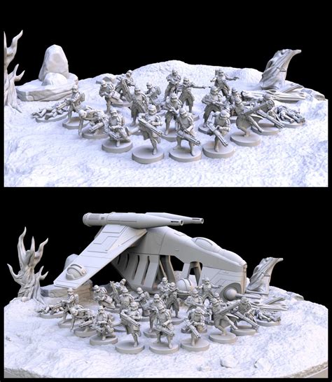 Heavy Clone Trooper Army V1 Galactic Armory 3d Print Model Download