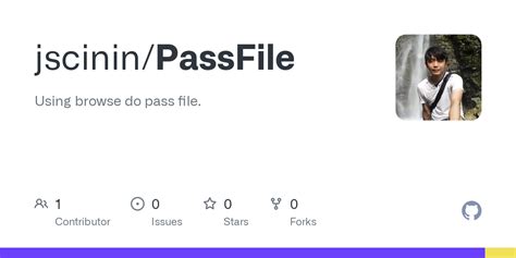 Github Jscininpassfile Using Browse Do Pass File
