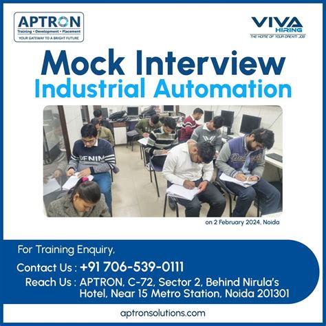 Viva Hiring On Linkedin Aptron Vivahiring Mockinterview Mocksession Plcprogramming