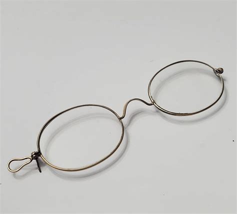 Victorian Eyeglasses Clip On Early Reading Antique Collectible