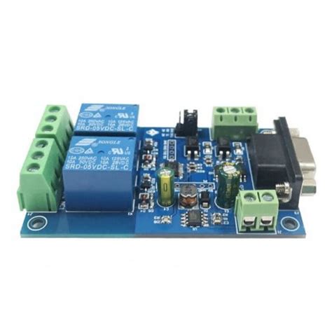 7 24V Modbus RTU 2 Channel RS232 Serial Relay Module Buy Online At Low Price In India