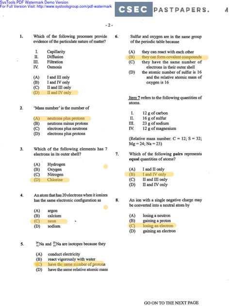Chemistry June 2015 P1 With Answers Pdf Oxide Chemical Reactions
