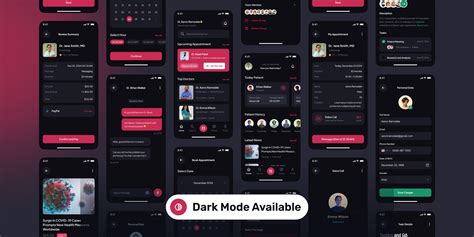 Medlink Medical Doctor Consultation Mobile App Ui Kit Figma