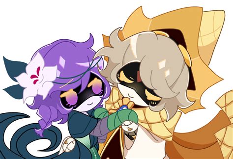Uzi Pure Vanilla Cookie White Lily Cookie And N Cookie Run And 2 More Drawn By