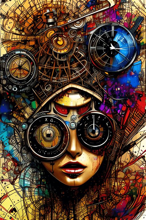 Hd Animated Robot Round Compass · Creative Fabrica