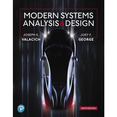 Modern Systems Analysis And Design 9th Edition Joseph S Valacich And Joey F George