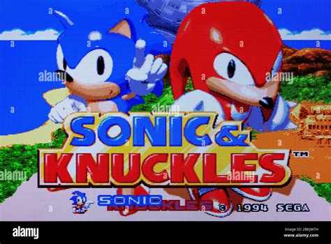 Sonic Knuckles Sega