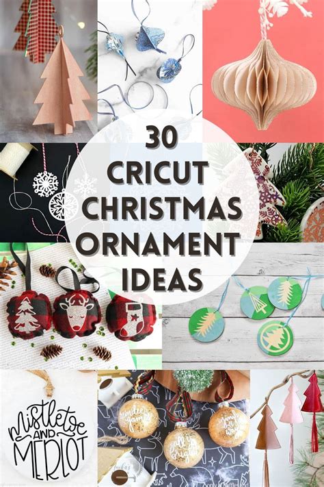 30 Creative Cricut Christmas Ornaments Anikas Diy Life