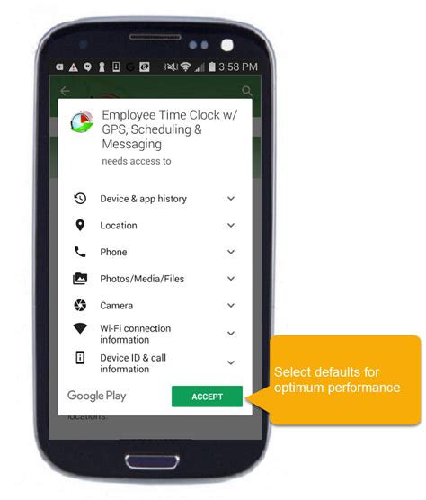 Smartphone App User Guide Android And Iphone Time Tracking App Setup Timesheet Mobile