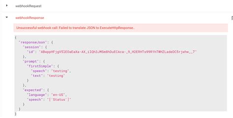 Speech Biasing Using Actions Builder Webhook Fulfillment Stack Overflow