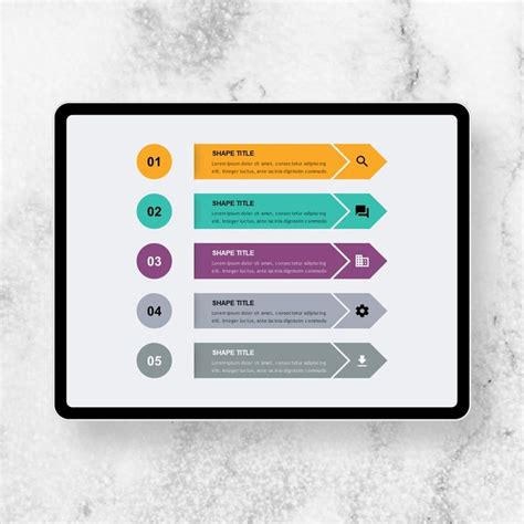 Normal Arrow List Items PowerPoint Templates Powerpoint Powerpoint Templates Infographic