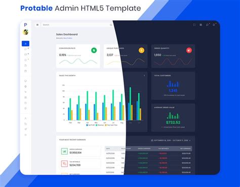 Sleek Admin Dashboard Template