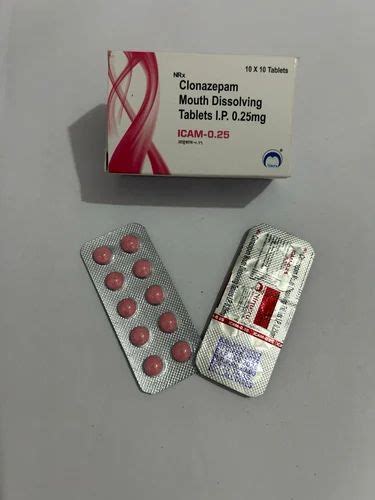 0 25mg Clonazepam Mouth Dissolving Tablets At Best Price In Roorkee