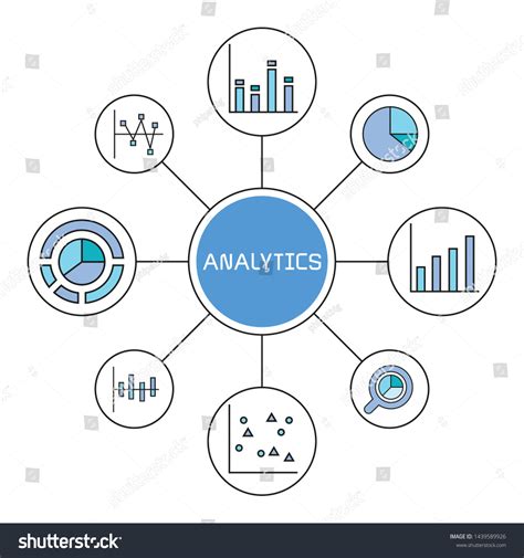Data Chart Graph Data Analytics Concept Stock Vector Royalty Free