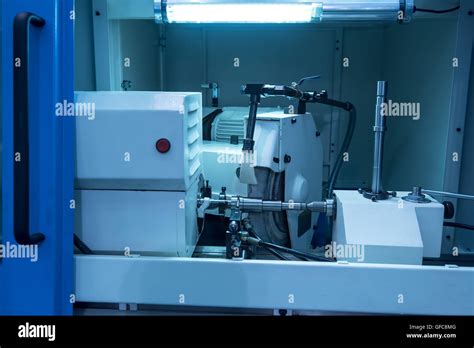 Details Of CNC Machine Tools Stock Photo Alamy