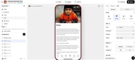 Title → Image Component Becomes Misconfigured Based On Setting → Appearance Report A Bug
